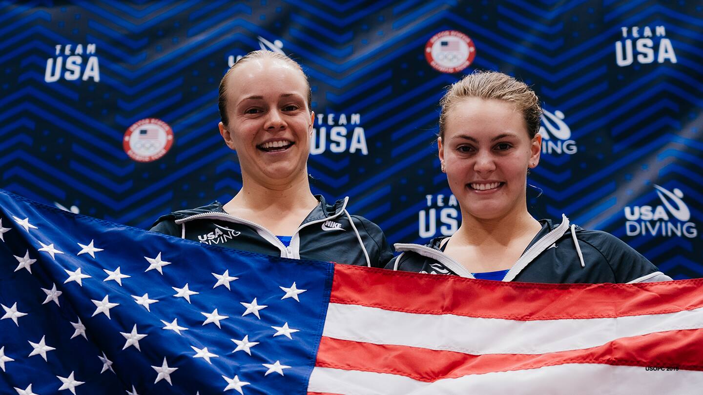 Alison Gibson and Krysta Palmer Make First Olympic Diving Team Together | Team USA